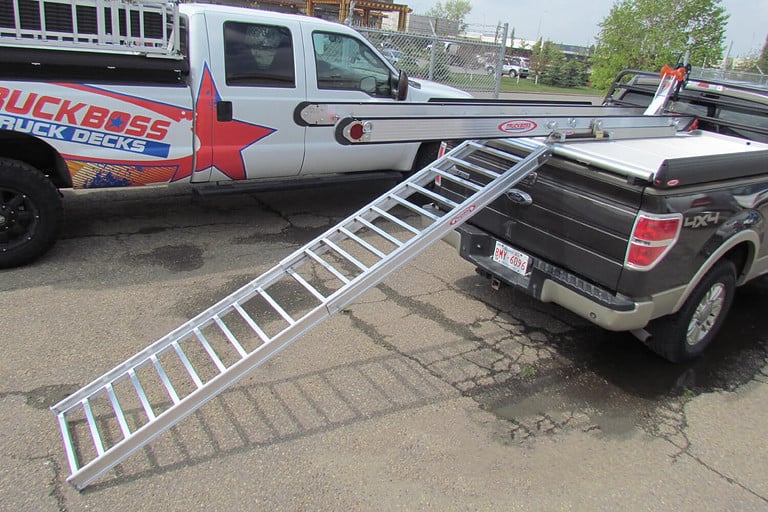 12-Foot FlexxRamp Truck Loading – TruckBoss FlexxLoader Ramp ...
