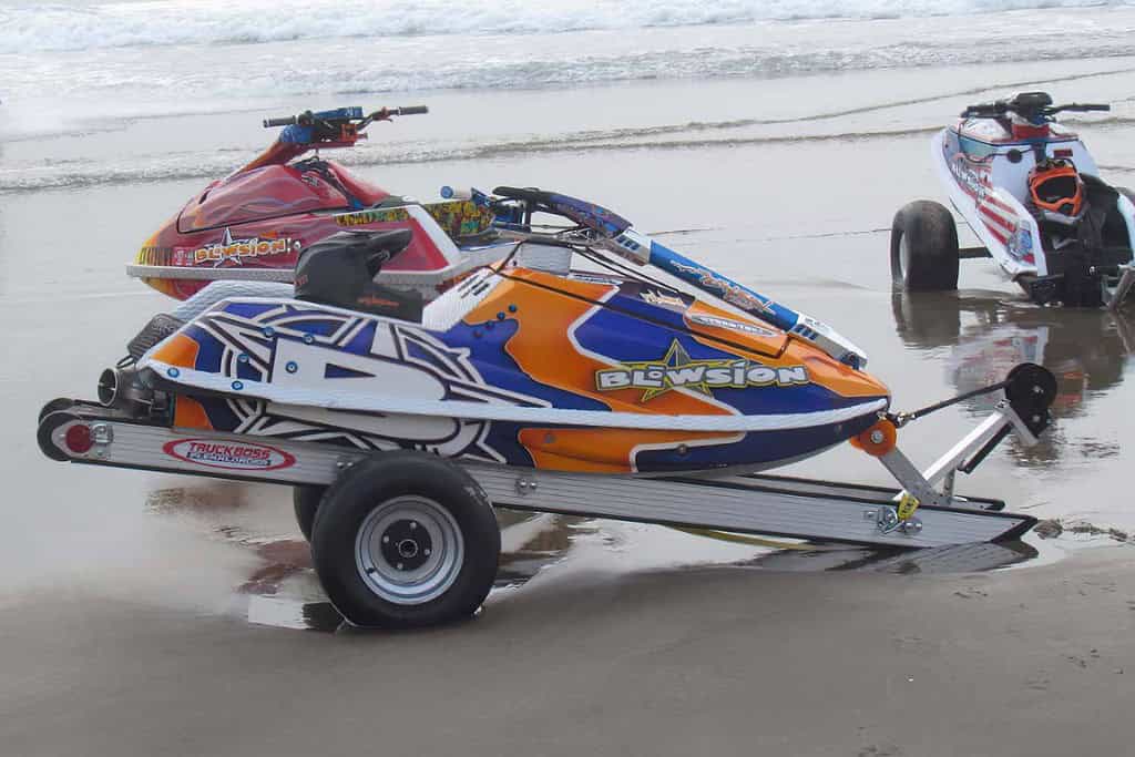 Jet Ski Beach Launch Cart – FlexxLoader Buggy System - TRUCKBOSS Decks